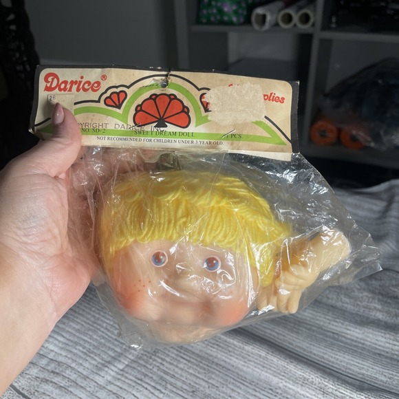 Darice | Toys | Vtg Niop Darice Inc Sweet Dream Doll Head Blonde Hair ...